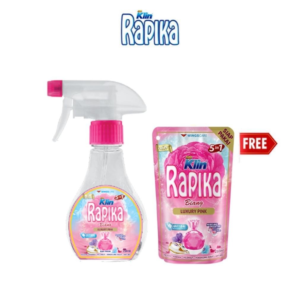 Jual [Buy 1 Get 1] Rapika Biang Merah Botol 250ml - Free Rapika Pewangi ...