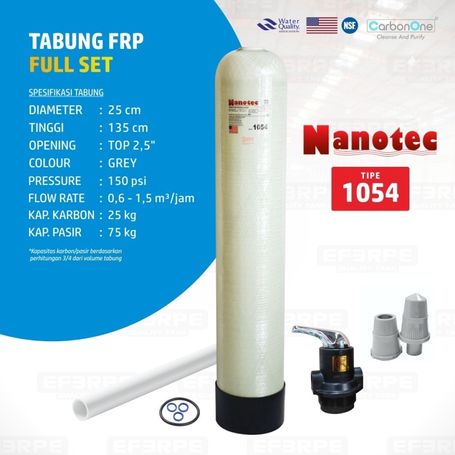 Jual TABUNG FRP 1054 SET NANOTECH (1") | Shopee Indonesia