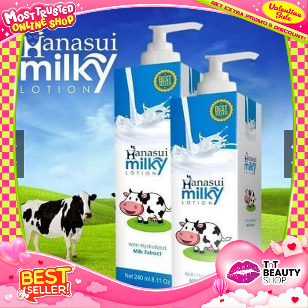 Jual Hanasui Milky Lotion 240mL / Body Lotion / Hand and Body Lotion Susu | TnT Beauty Shop ...