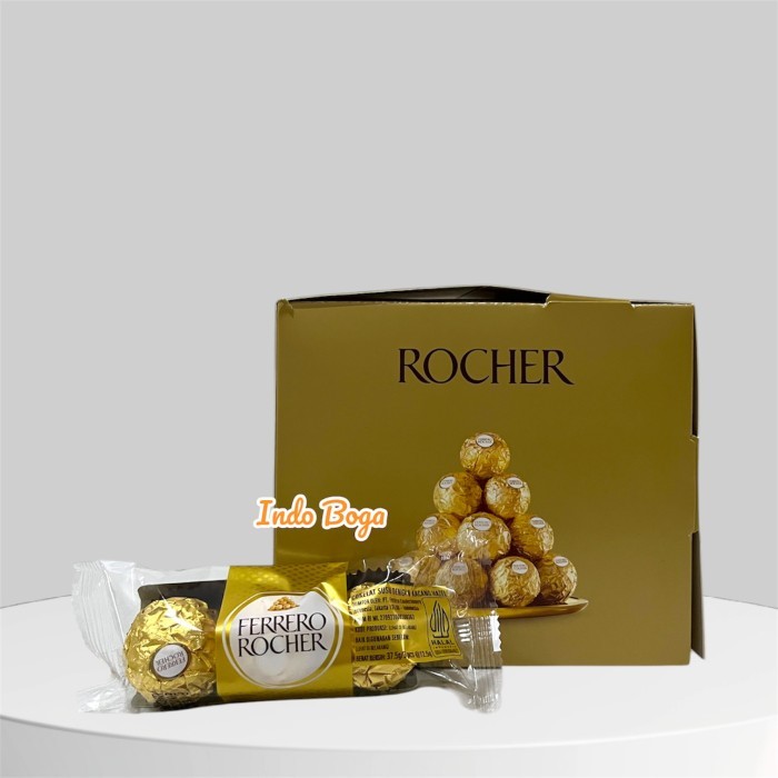 Jual Ferrero Rocher T3 3pcs x 37,5gr | Shopee Indonesia