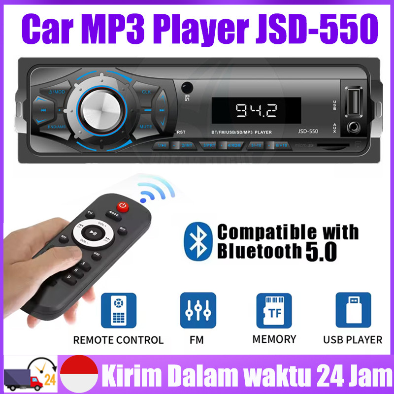 Jual [Ready ya,COD] Tape Mobil Radio FM MP3 Player Dua Port USB Dan ...