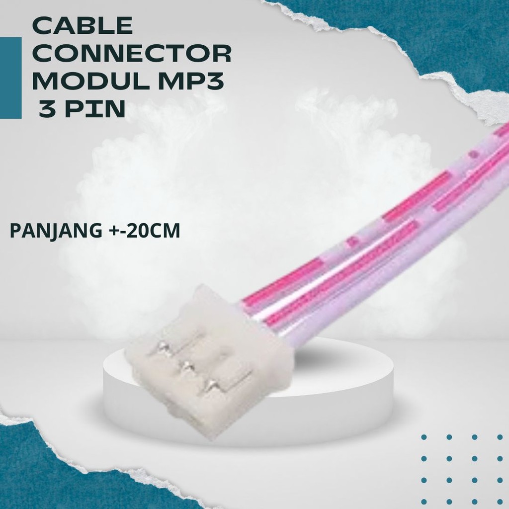 Jual Kabel Input 3 Pin & 4 Pin untuk Modul MP3 - Pilih Sesuai Kebutuhan ...