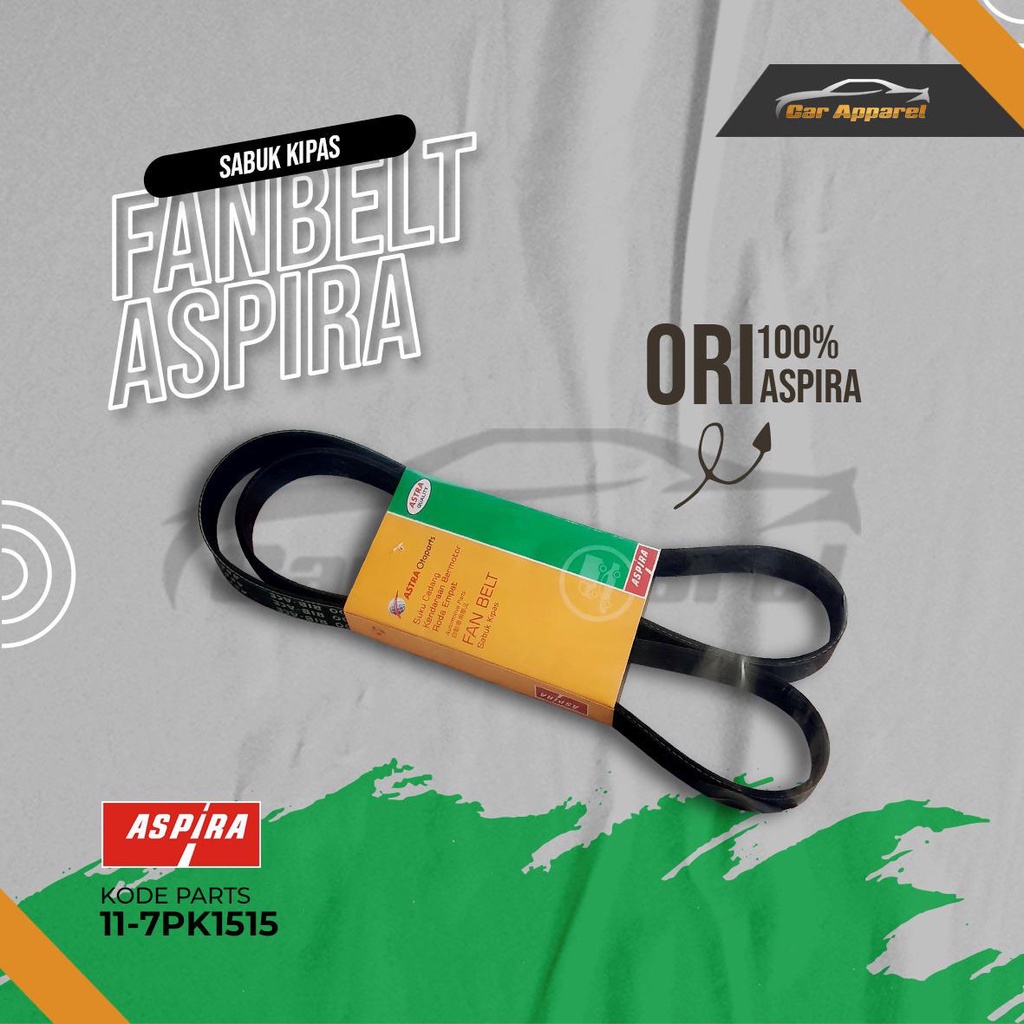Jual Aspira 7PK1515 Fanbelt Innova Fortuner Gen1 2005-2015 Diesel ...