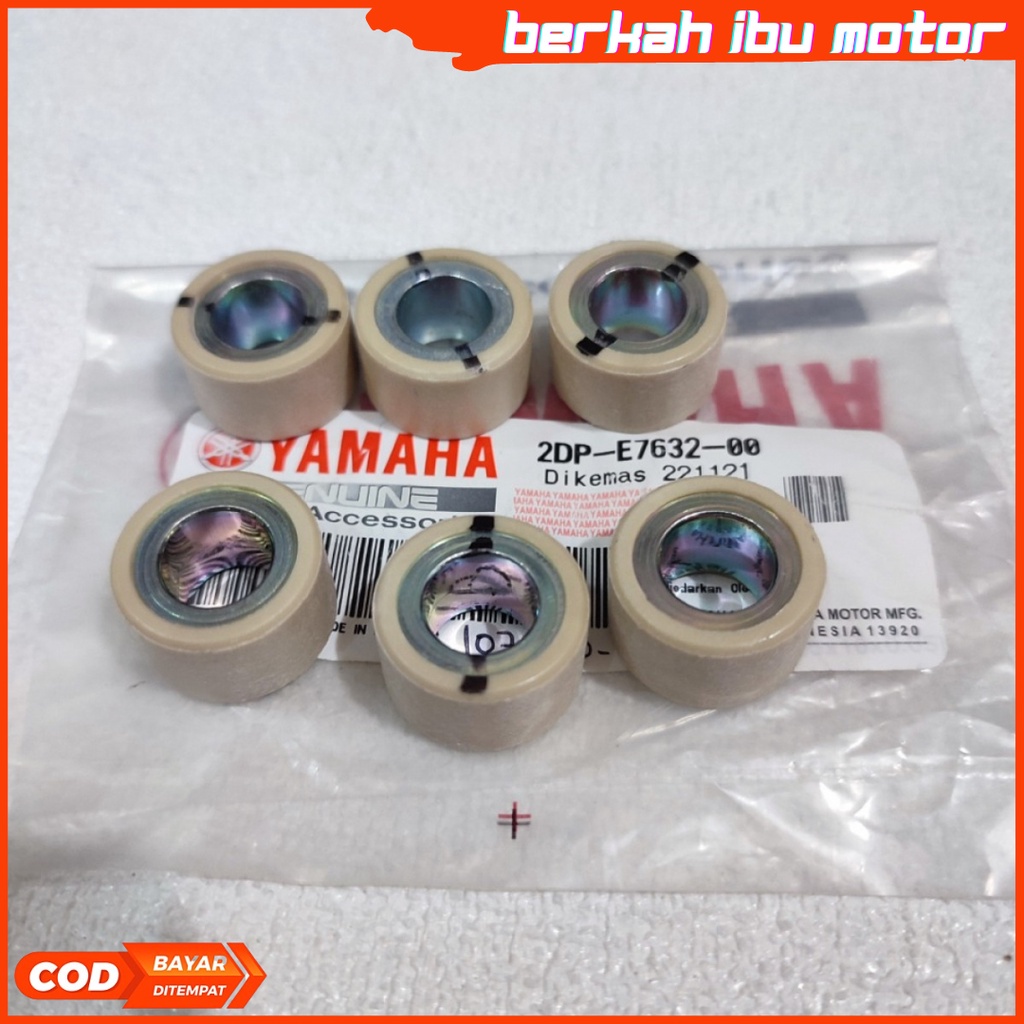 Jual DM135 ROLLER SET YAMAHA N-MAX AEROX 155 2DP-E7632-00 GINAL YAMAHA ...