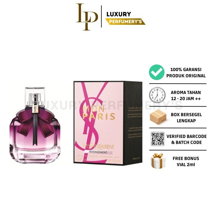 Jual YSL Mon Paris Intensement EDP 90ml Barcode Original Box Bersegel Lengkap | Shopee Indonesia