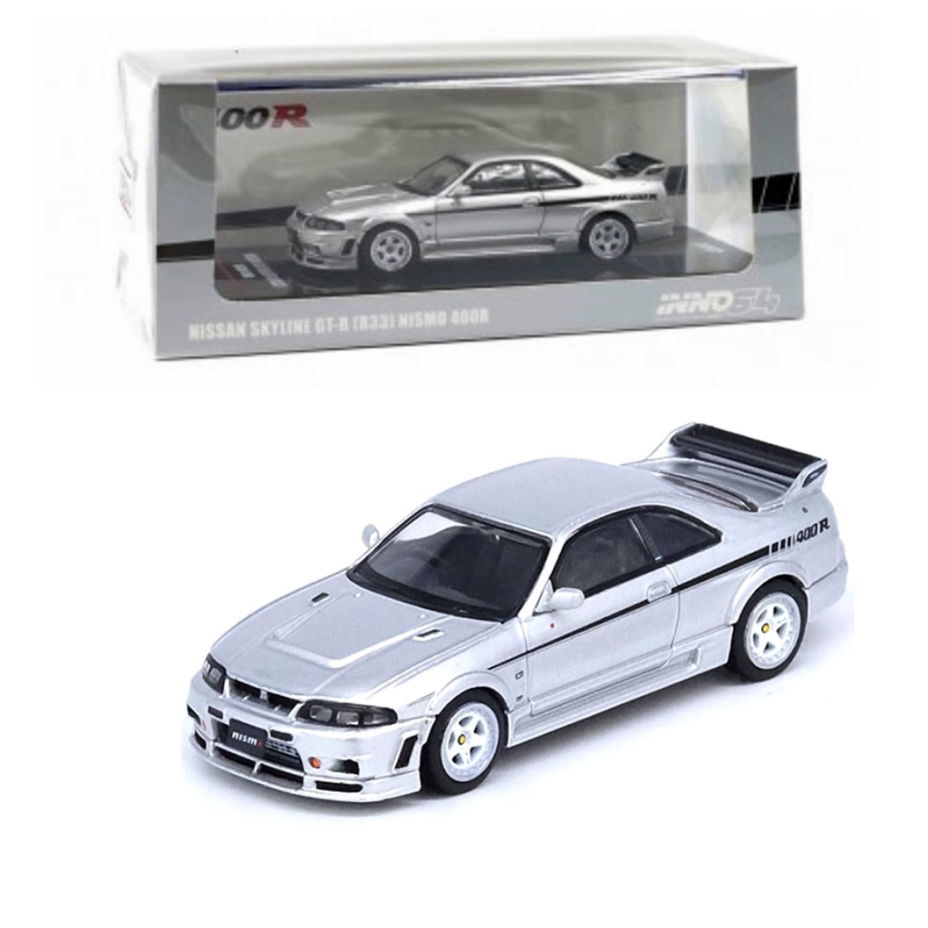 Jual Inno Nissan Skyline GT-R (R33) Nismo 400R Sonic Silver Metallic ...