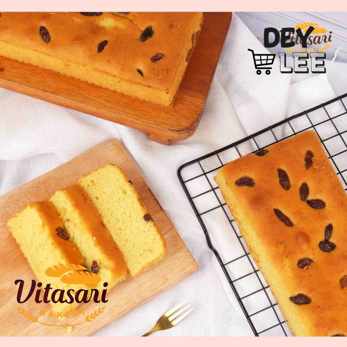 Jual VITASARI Bolu Peuyeum Kismis Panjang Kue Tape Cake Bandung | Shopee Indonesia
