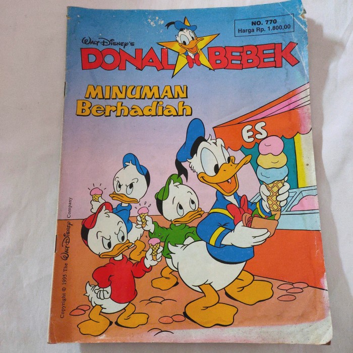 Jual majalah komik donal bebek minuman berhadiah 770 | Shopee Indonesia