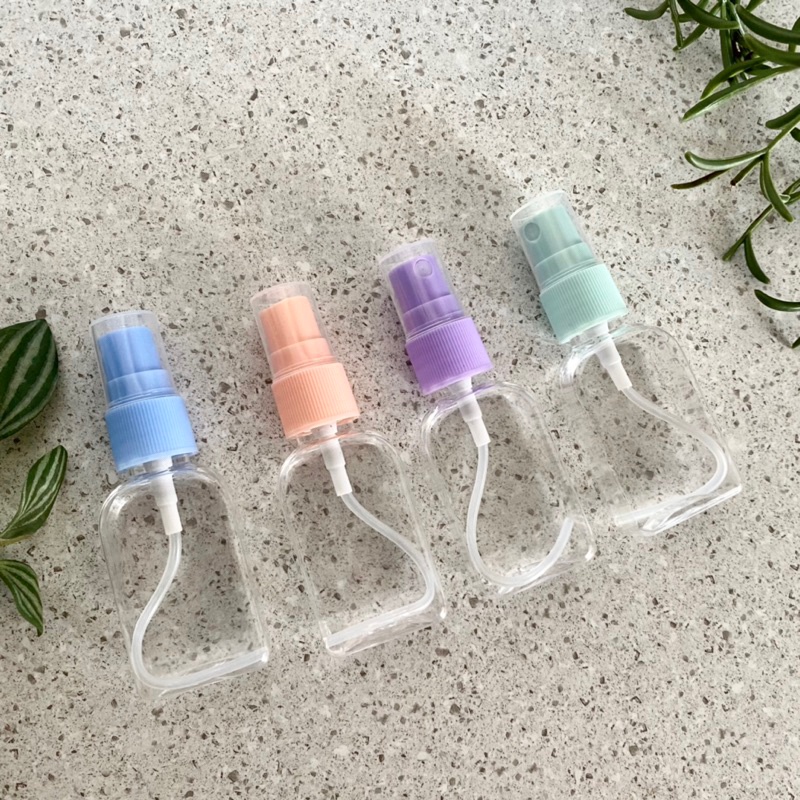 Jual BOTOL REFILL SPRAY 30ML BENING WARNA PASTEL | Shopee Indonesia