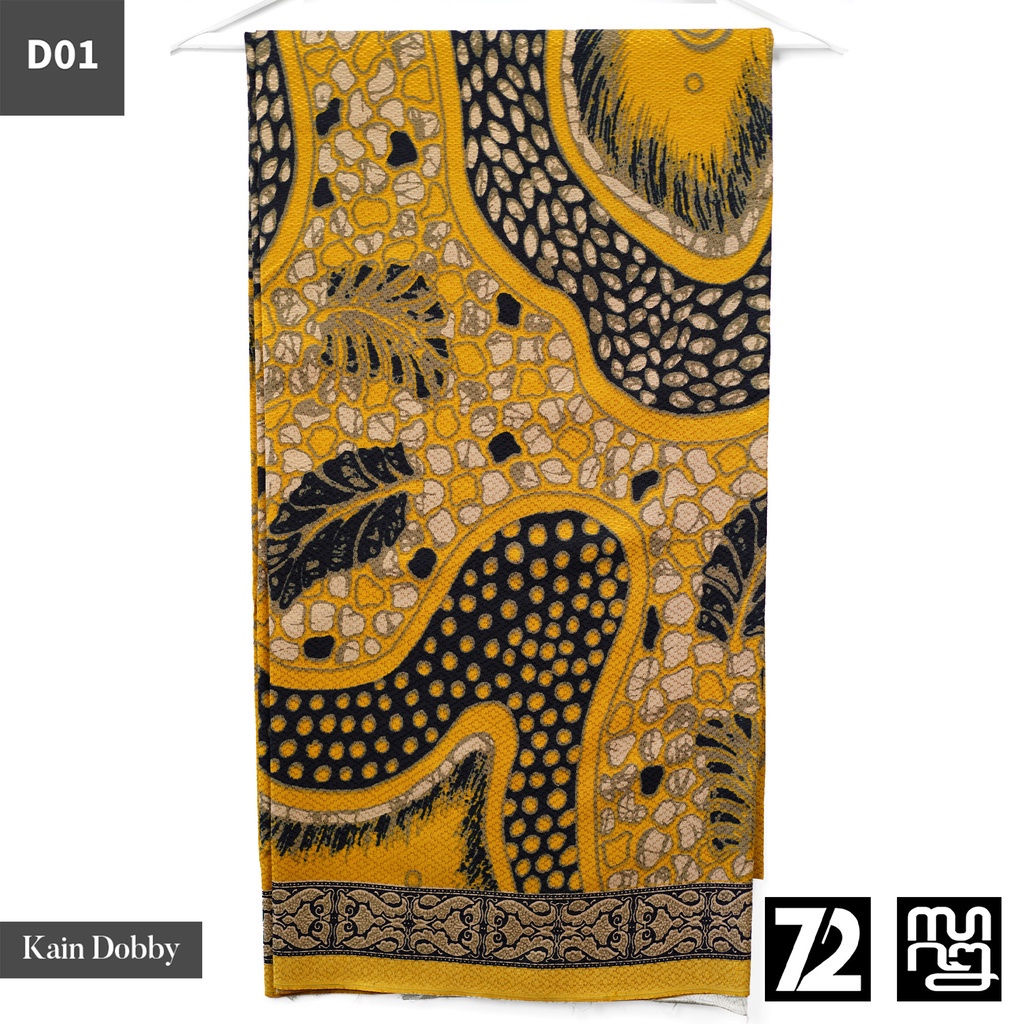 Jual KAIN BATIK PREMIUM Bahan Dobby Motif Lapis Naru Warna Kuning ...