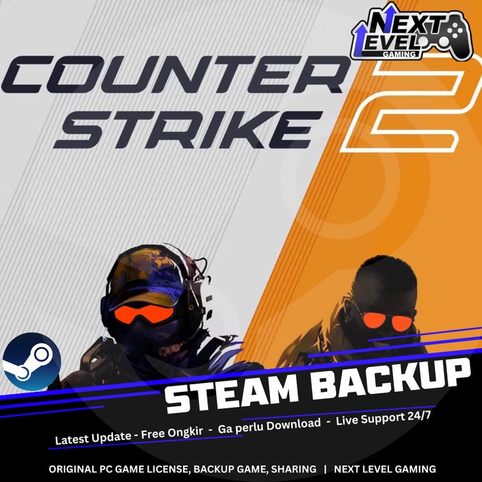 Jual Counter Strike 2 CS2 CSGO 2 - PC STEAM Backup | Shopee Indonesia