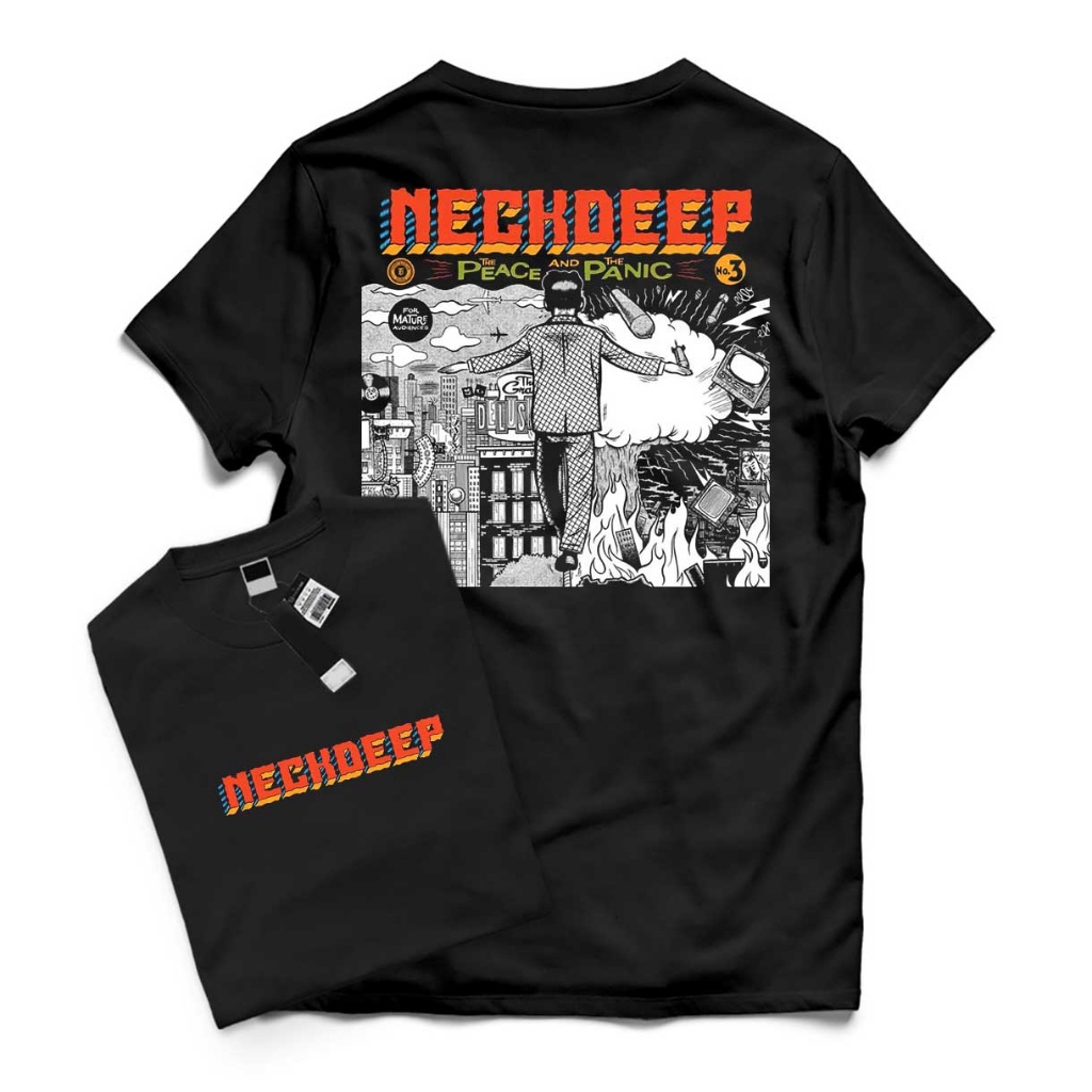 Jual Baju Kaos Musik Band Distro NECKDEEP Tebal 24s | Shopee Indonesia