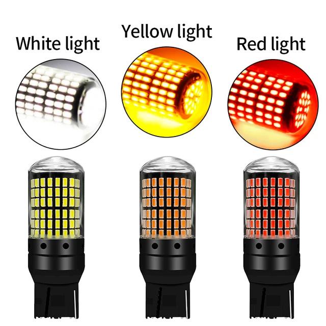 Jual Lampu Led T20 Kaki 2 Sein Mundur T20 144 Led Canbus Super Bright ...
