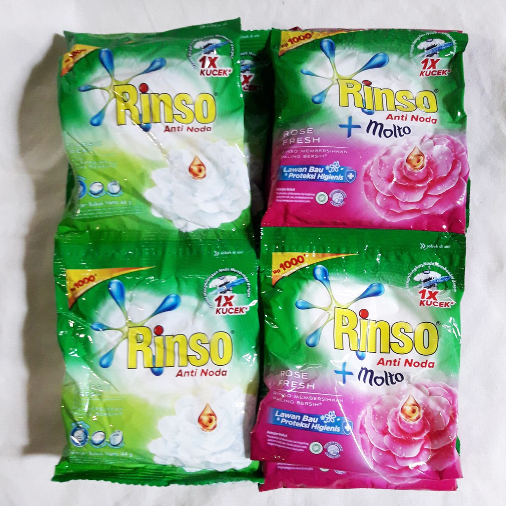 Jual RINSO BUBUK RENTENG ISI 6 PCS | Shopee Indonesia