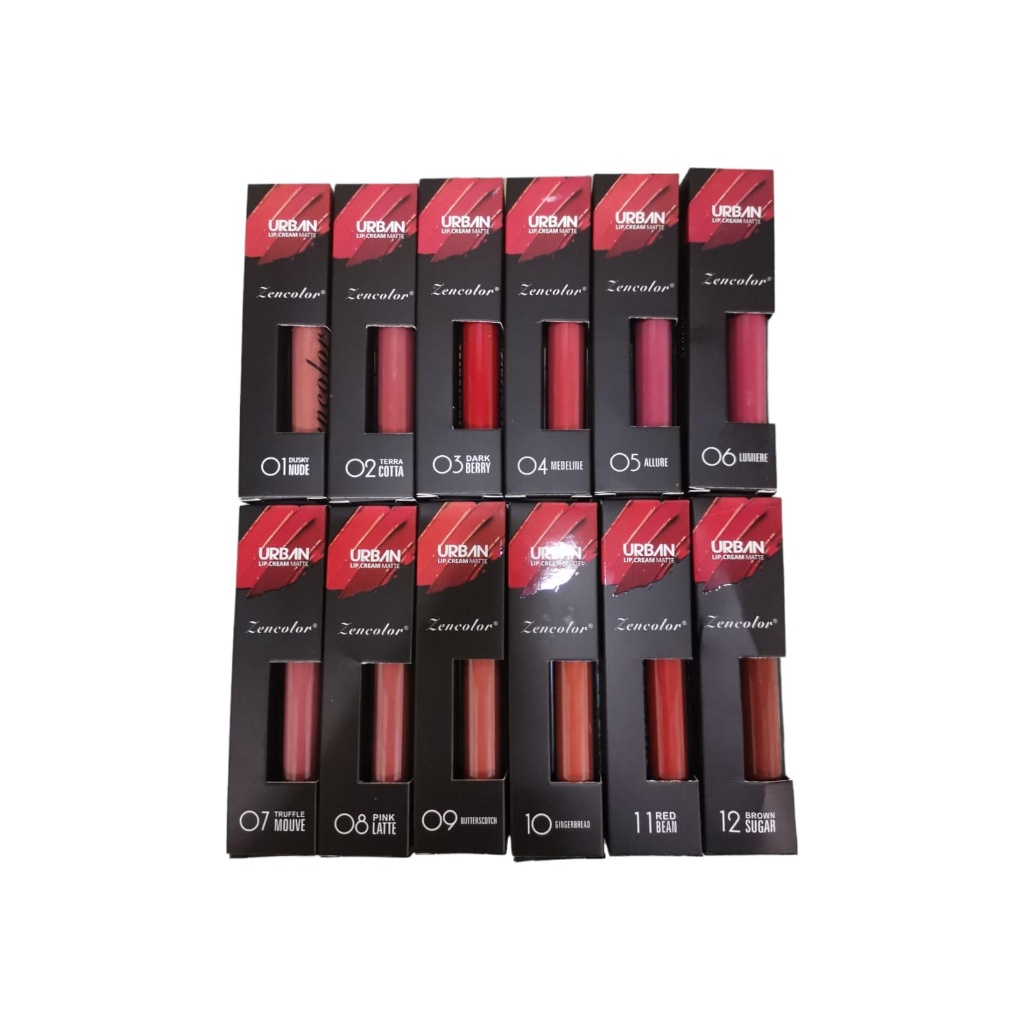 Jual TERSEDIA 12 VARIAN WARNA !!! URBAN MATTE LIPCREAM LIPSTICK ...