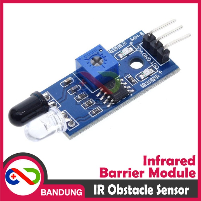 Jual INFRARED BARRIER OBSTACLE SENSOR HALANGAN RINTANGAN MODULE FOR ...