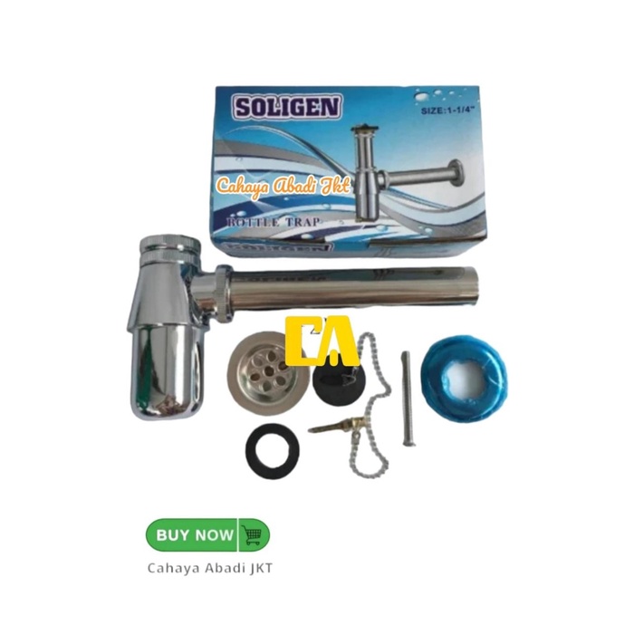 Jual Sifon Botol Besi Soligen Ukuran 1-1/4/Sifon Botol Wastafel Soligen ...
