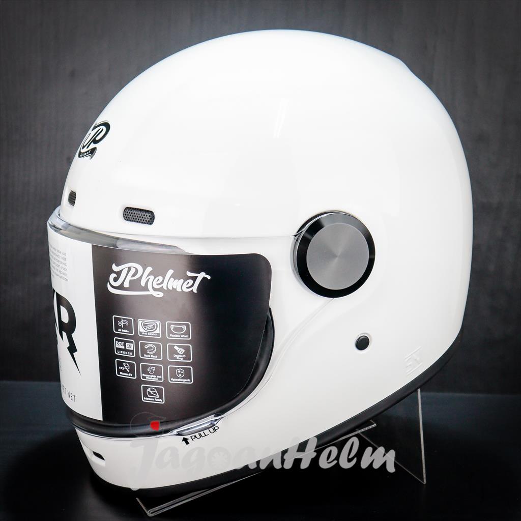 Jual JPX HELM JP ROKR SOLID | BROKEN WHITE | RETRO CLASSIC | Shopee ...