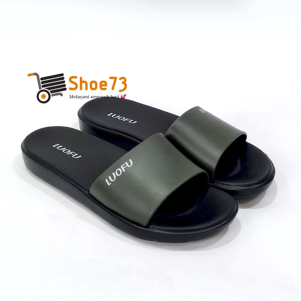 Jual LUOFU E 7172 SH2WK SIZE 36-40 ORIGINAL l Sandal Selop jelly wanita ...