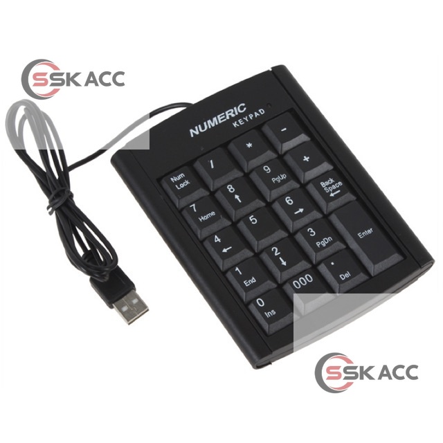 Jual Keyboard Numerik External Keypad Numeric Numpad Keyboard Angka Kabel USB | Shopee Indonesia