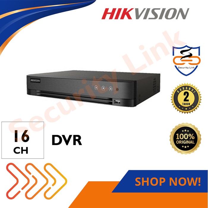 Jual TURBO HD DVR 16 Channel HIK DS-7216HUHI-K2(S) | Shopee Indonesia