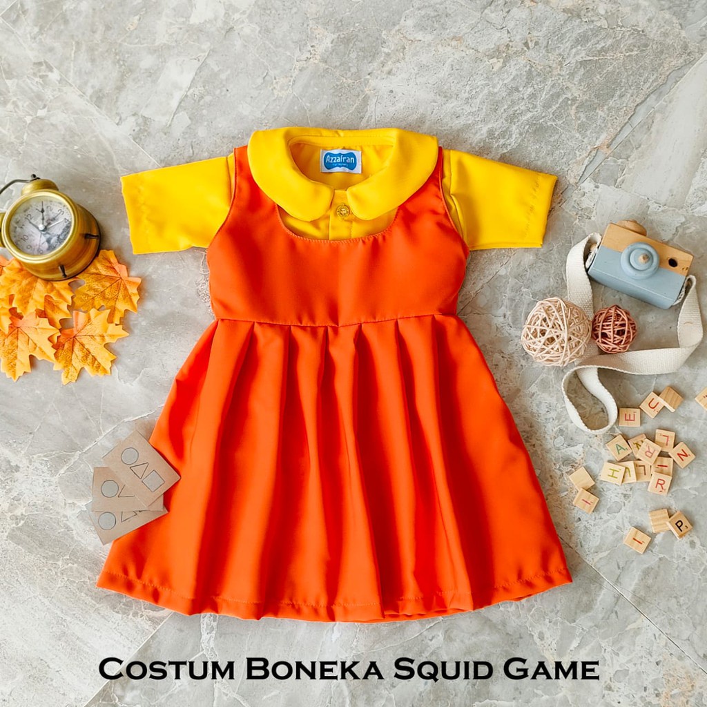Jual Kostum Boneka Squidgame Cosplay Hantu Horror Halloween Jepang ...