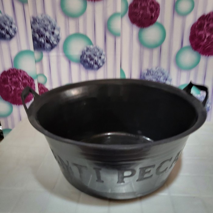 Jual Baskom kuping besar / baskom kuali besar / baskom 50 hitam ...
