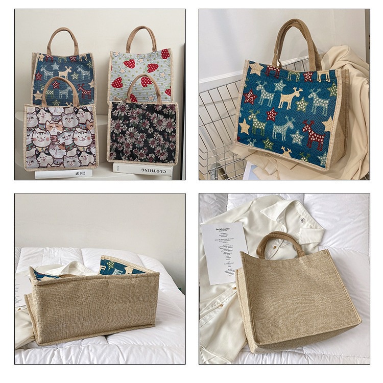 Jual hmmcollections I TOTE GUNNY GONI TAS TOTE BAG BESAR WANITA IMPORT ...