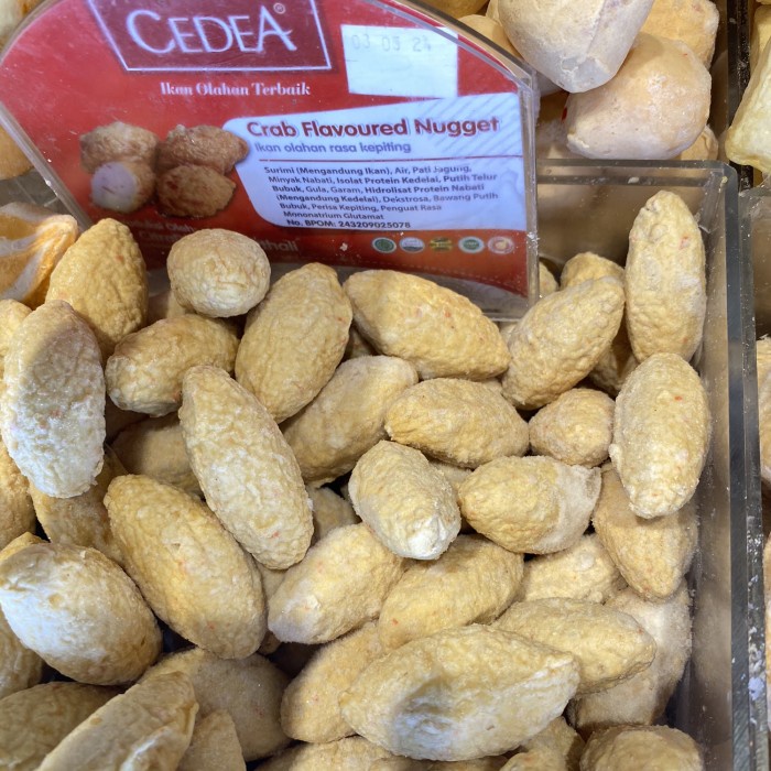 Jual Cedea Crab Flavoured Nugget Curah | Ikan Olahan Rasa Kepiting 500 ...
