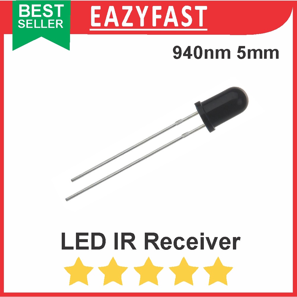 Jual LED IR Infrared Receiver Photo Diode Dioda Penerima Infra Merah RX ...