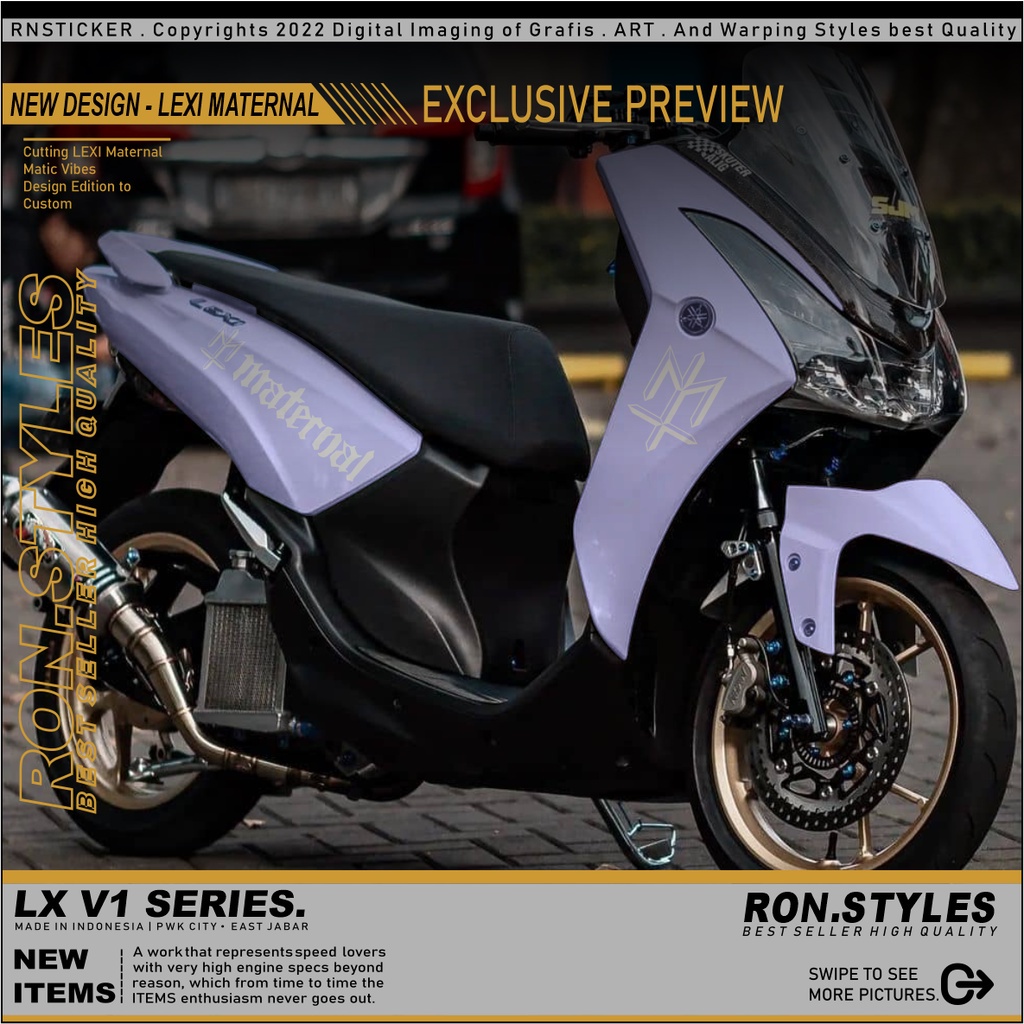 Jual LX01 CUTTING STRIPING LEXI MATERNAL STIKER LEXI MATERNAL STRIPING ...
