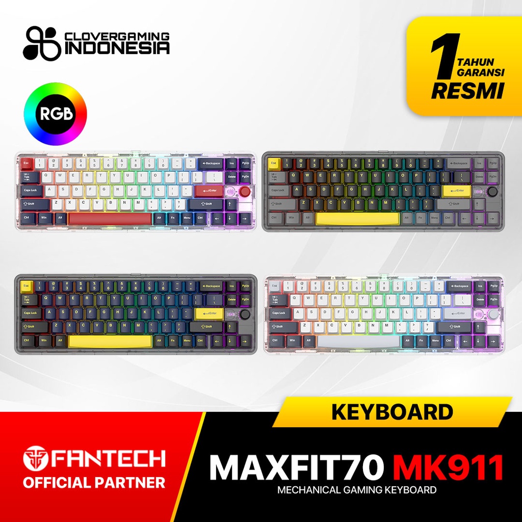 Jual Fantech Maxfit 70 MK911 Triple Connection Wireless Mechanical ...