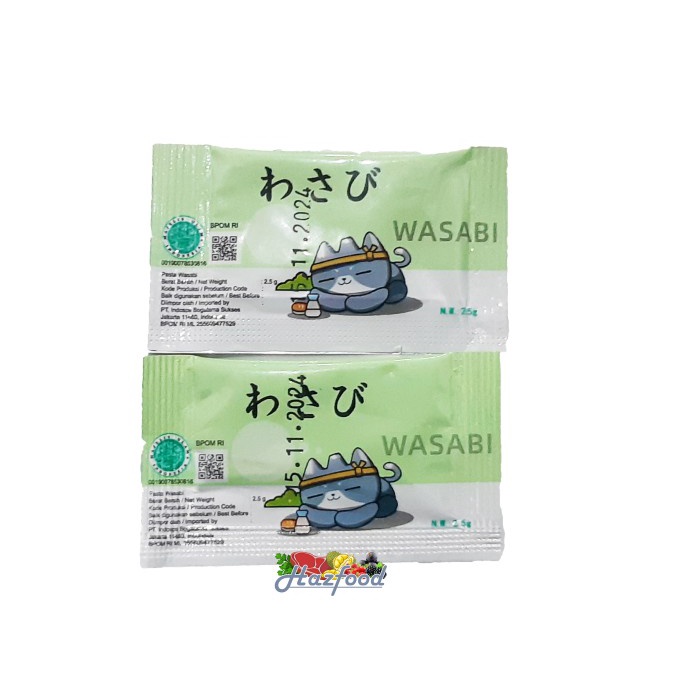Jual Wasabi Sachet 2,5 gram Halal | Shopee Indonesia