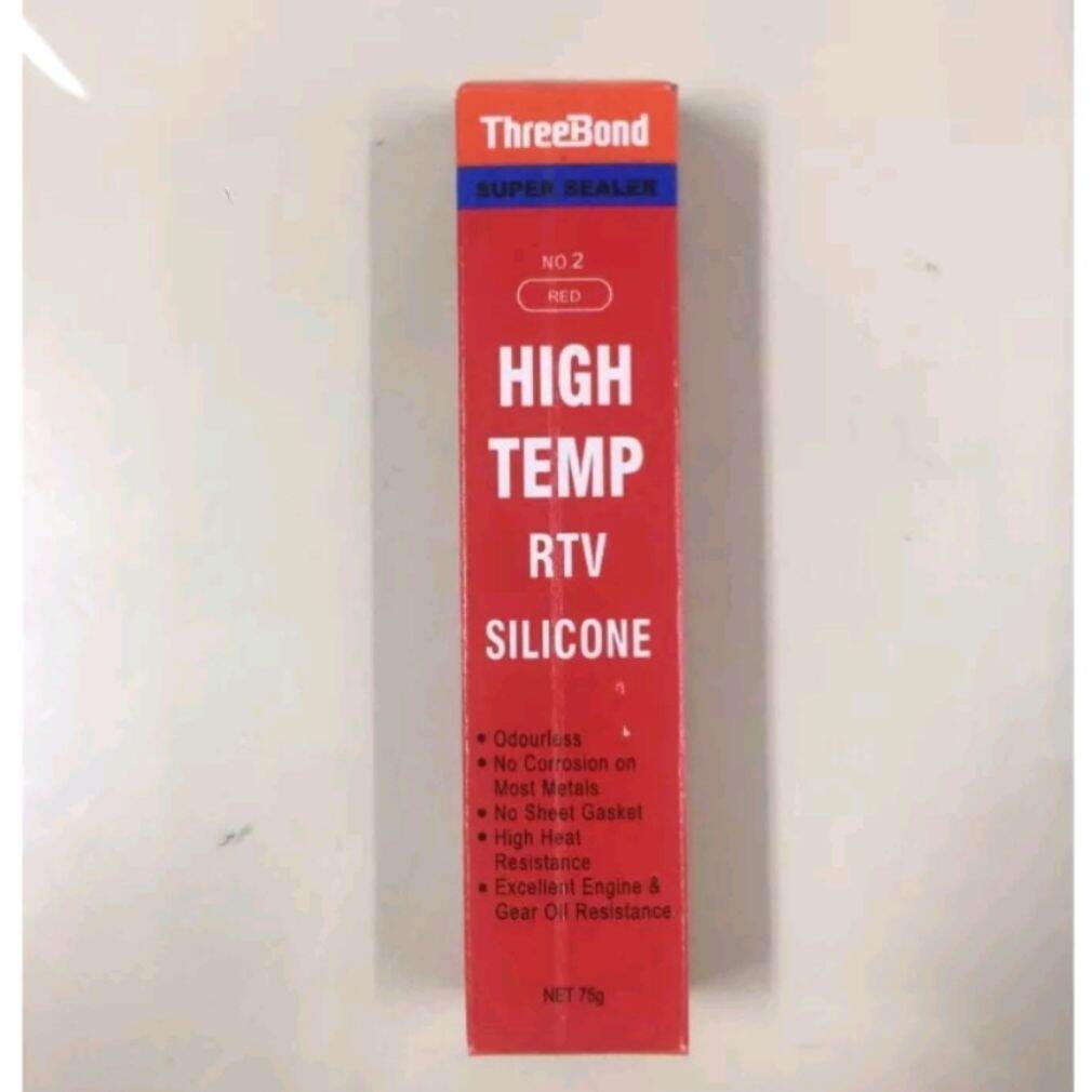 Jual LEM THREEBOND RED GREY 75GRAM SILICONE RTV HIGH TEMP SUPER SEALER ...