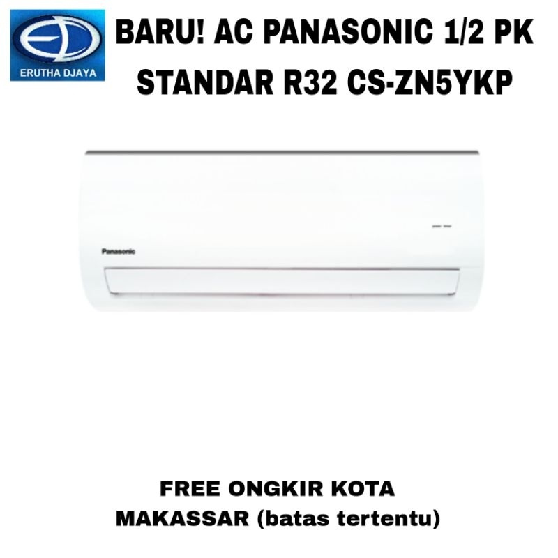 Jual baru ac panasonic 1/2 pk standar r32 zn5ykp | Shopee Indonesia