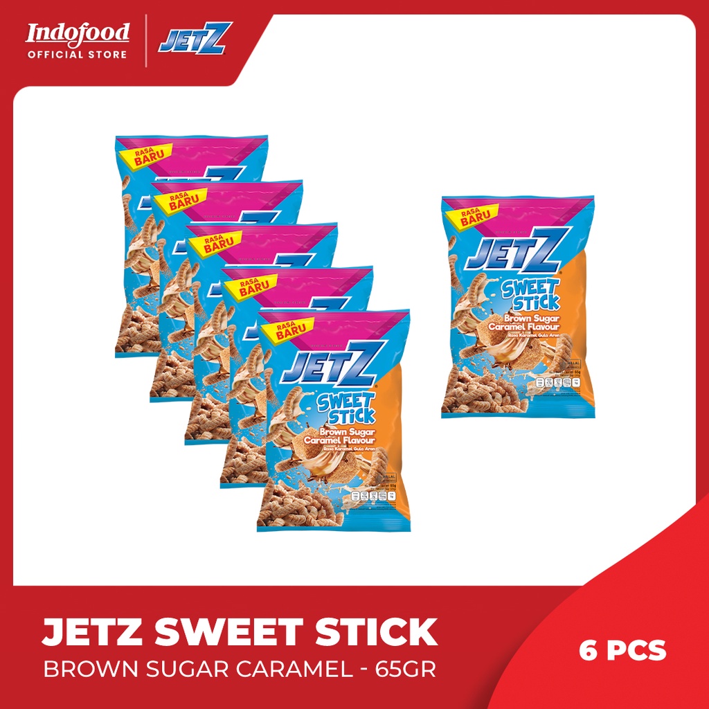Jual 5 + 1 pcs - JetZ Sweet Stick Brown Sugar Caramel 65 Gr | Shopee ...