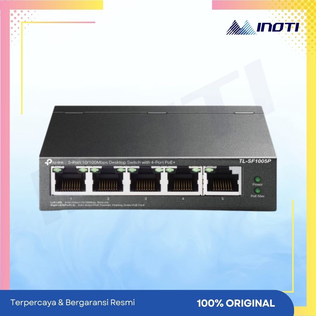 Jual TP-LINK 5-Port 10/100Mbps Desktop Switch with 4-Port PoE TL ...