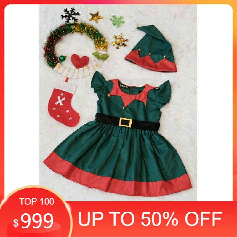 Jual Kostum Elf Natal Cewek / Kostum Peri Natal/ Kostum Kurcaci Natal ...