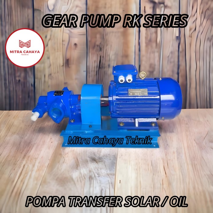 Jual Pompa Oli Gear pump Type KCB 55liter/menit merk ROTOR 2kw 3phase ...