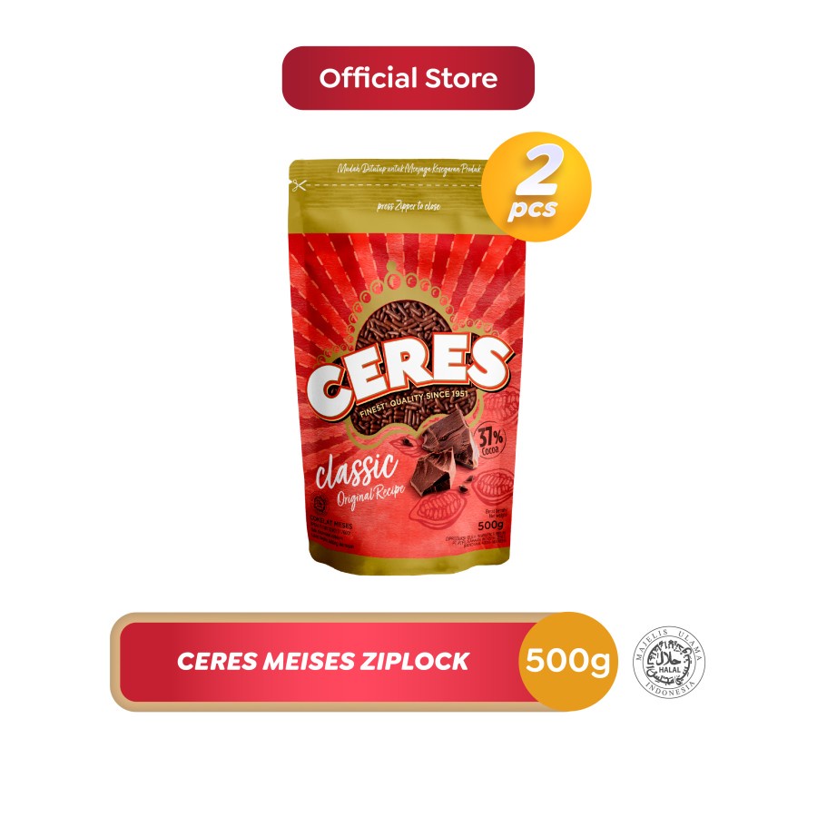 Jual Ceres Hagelslag Ziplock 500 g x 2 pcs | Shopee Indonesia