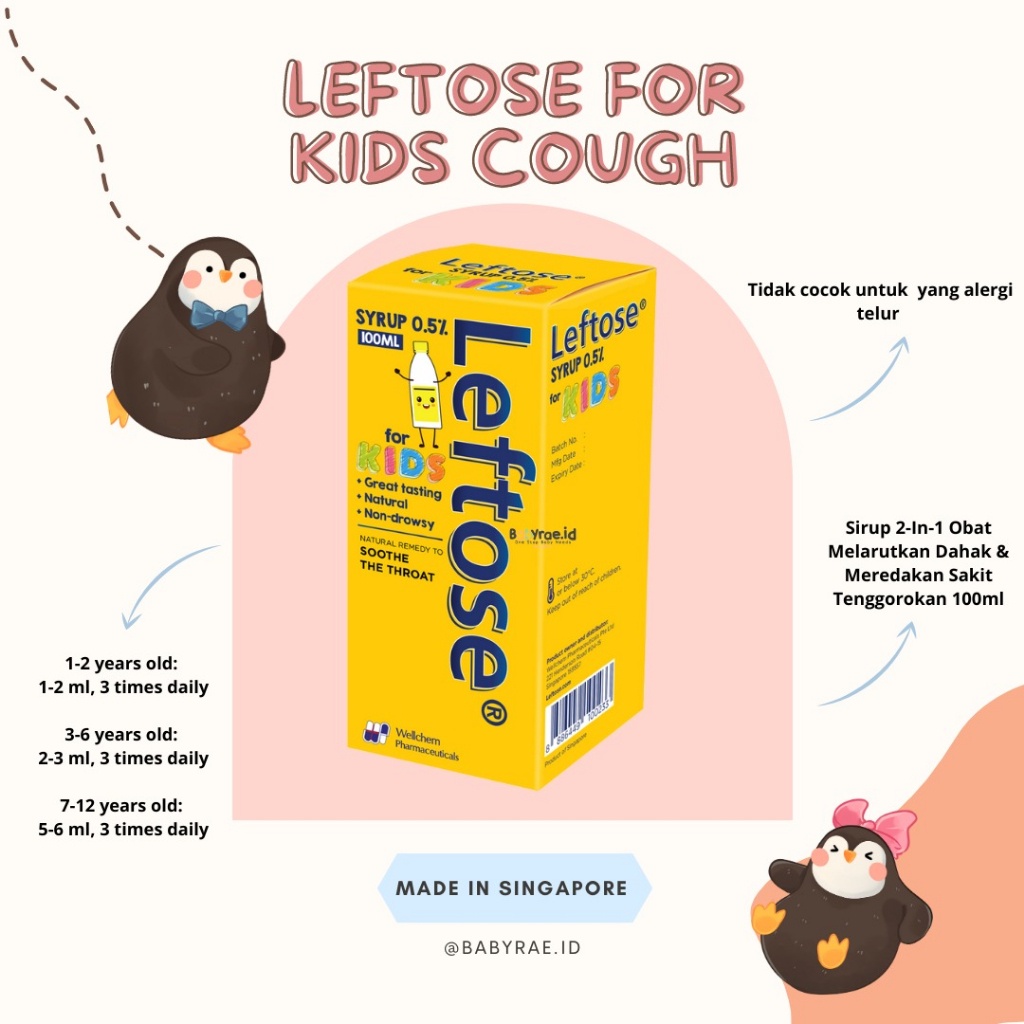 Jual Leftose Syrup, 100ml | Shopee Indonesia