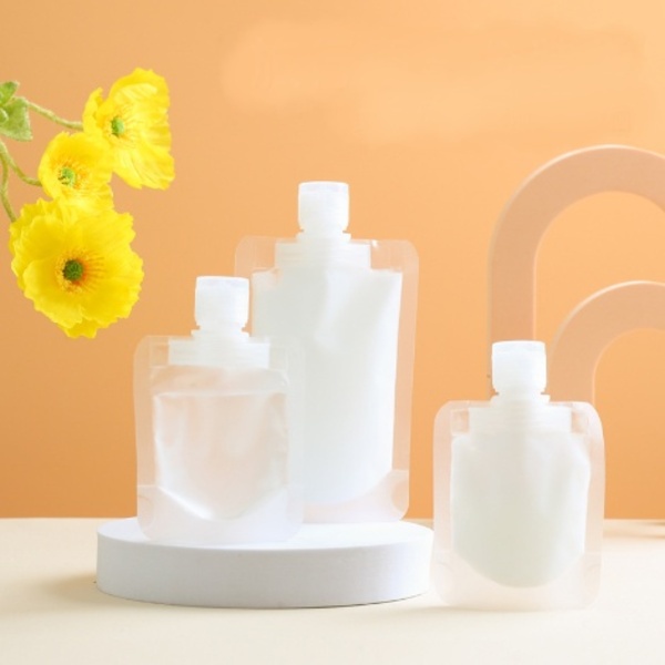 Jual Travel Pouch Botol Refill Transparan Portable | Botol Refill Sabun ...