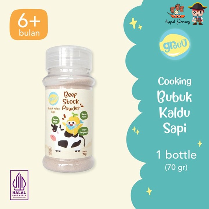 Jual Grouu Beef Stock Powder - Bubuk Kaldu Sapi 90 gram | Shopee Indonesia