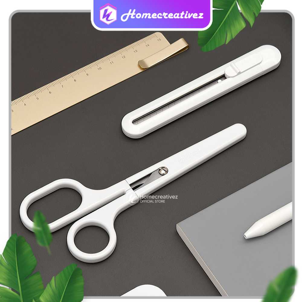 Jual Homecreativez- Kaco LEMO Set Cutter dan Gunting Office Stationery ...