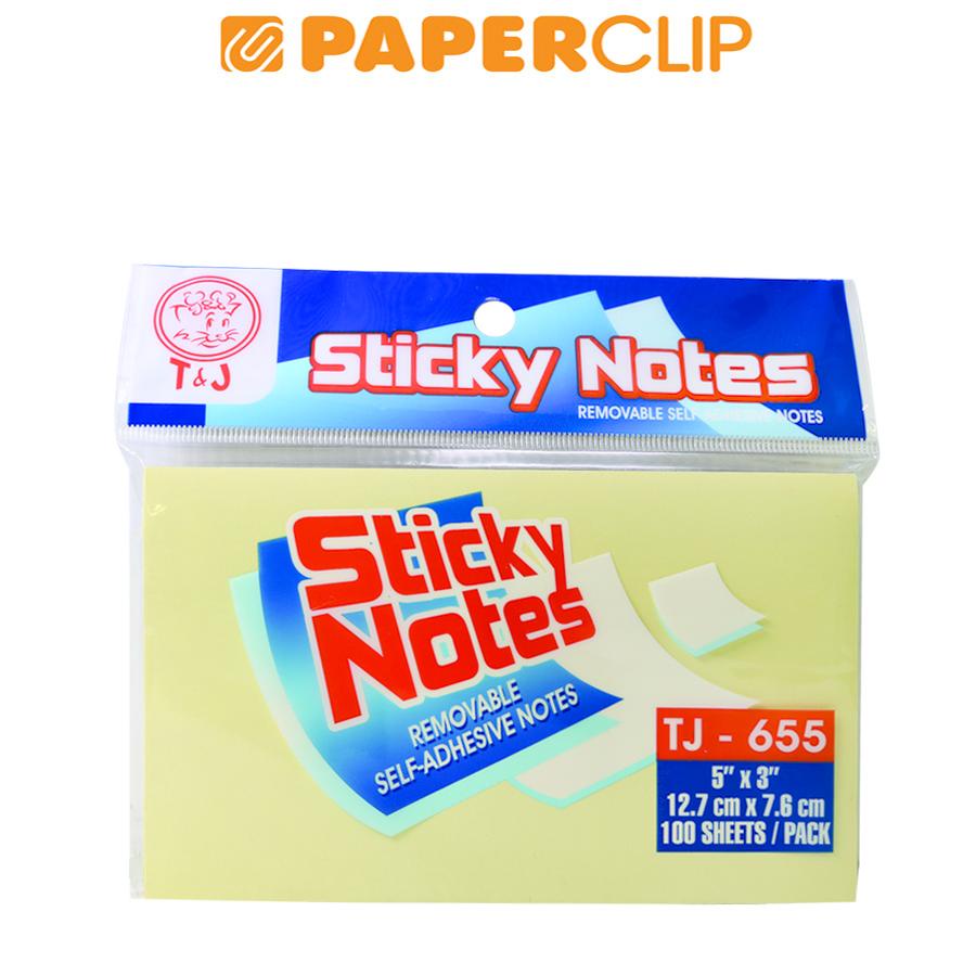 Jual STICK NOTE T&J 655 5*3 INCH | Shopee Indonesia
