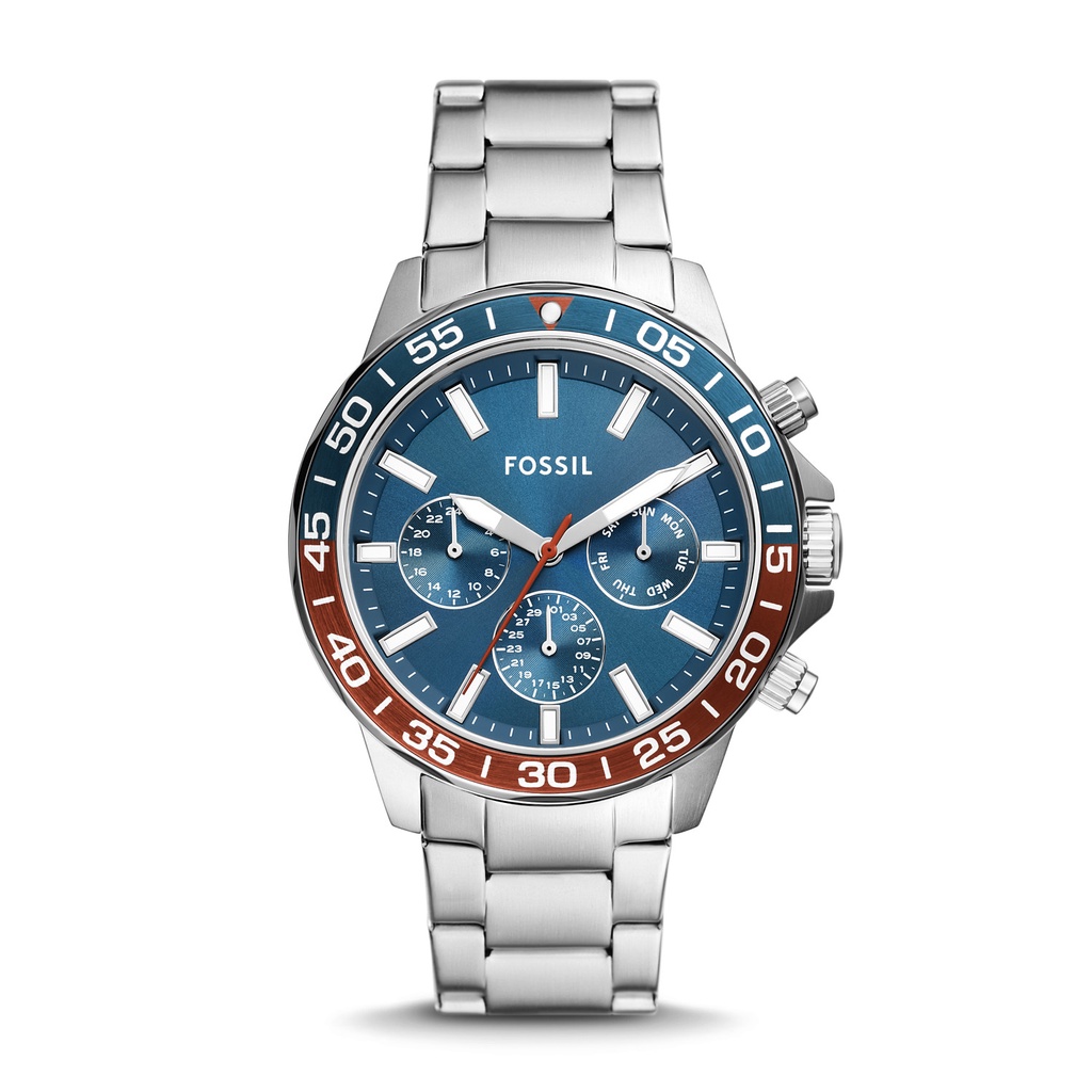 Jual Fossil Bannon Multifunction Stainless Steel Jam Pria - BQ2842 ...