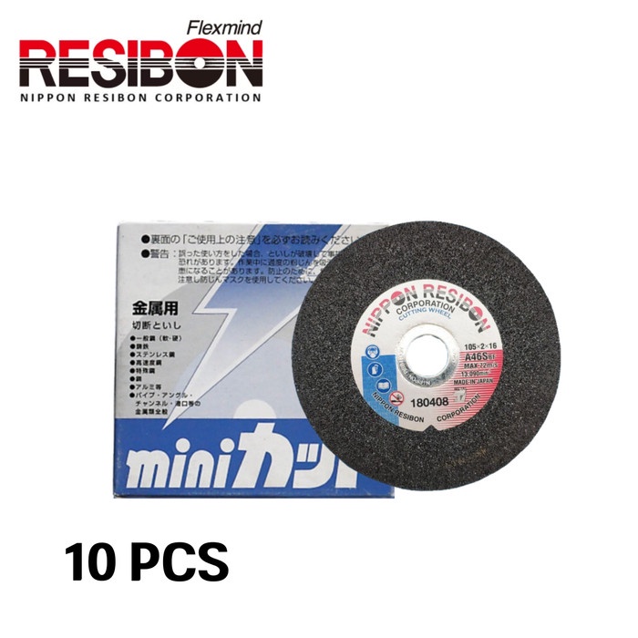 Jual Batu Gerinda 4 Inch NIPPON RESIBON 1 DUS 10 105 X 2 Mata Cutting ...