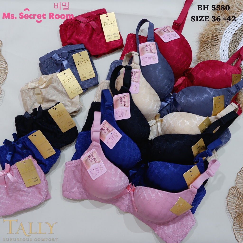 Jual TALLY BRA BH SET CD 5580 I BAHAN KATUN HALUS I SIZE 36 -42 I CUP B ...