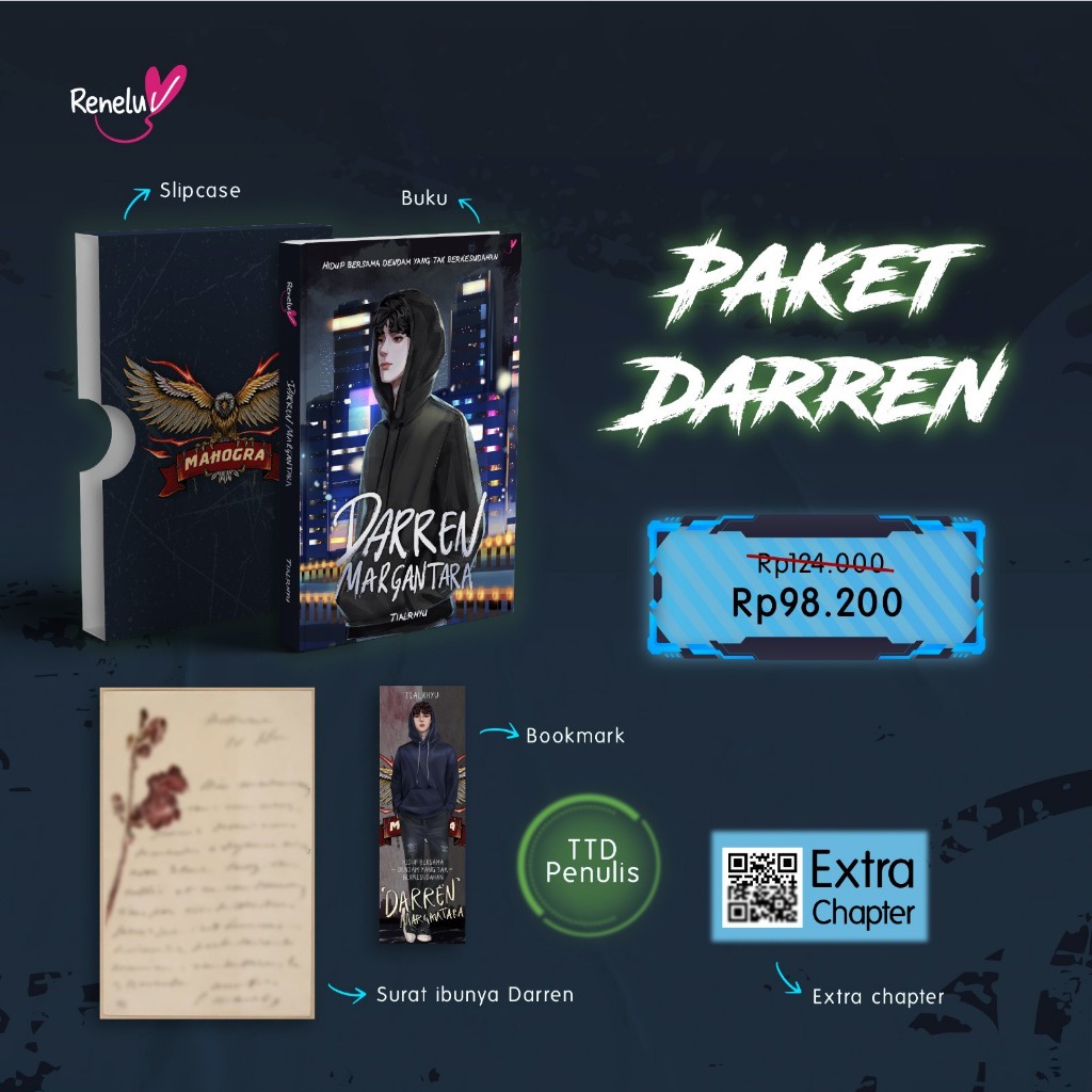 Jual Buku Novel Romance Remaja Darren Margantara - Tialrhyu - Reneluv ...