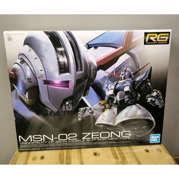 Jual RG MSN-02 Zeong Gundam Bandai Original 1/144 Real Grade | Shopee ...